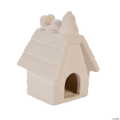 DIY Peanuts® Ceramic Snoopy Dog Houses - Discontinued