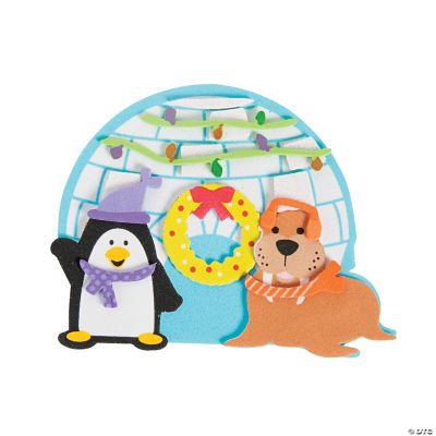 Christmas Igloo Magnet Craft Kit - Discontinued
