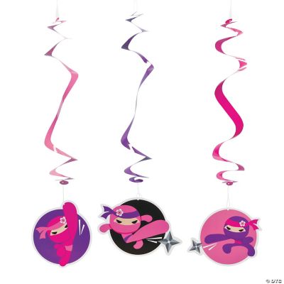Ninja Girl Hanging Swirls - Discontinued