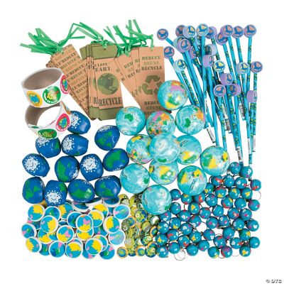 Bulk 250 Pc. Multicolored Earth Day Themed Novelty Assortment ...