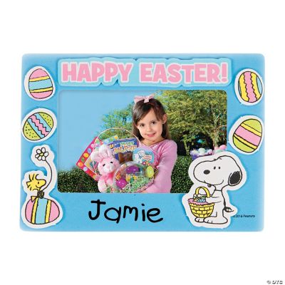 Peanuts® Easter Picture Frame Magnet Craft Kit - Discontinued