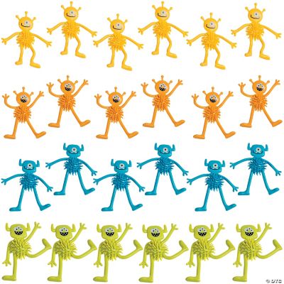 Colorful Monster Porcupine Bendables - 24 Pc. | Fun Twistable Toys ...