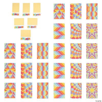 5" x 7" Optical Illusions Multi-Colored Sand Art Pictures - 24 Pc ...