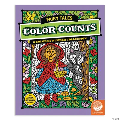 MindWare® Color Counts - Fairy Tales Coloring Book - Discontinued