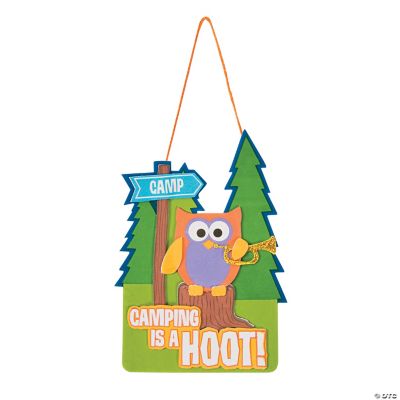 Camping is a Hoot Sign Craft Kit - Discontinued