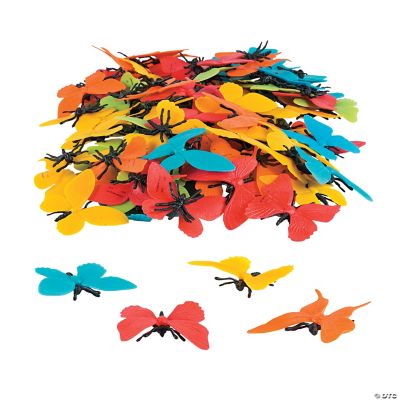 Bulk 100 Pc. Colorful Butterfly Counters | Oriental Trading