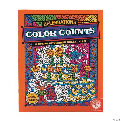 MindWare® Color Counts: Celebrations Adult Coloring Book - Discontinued