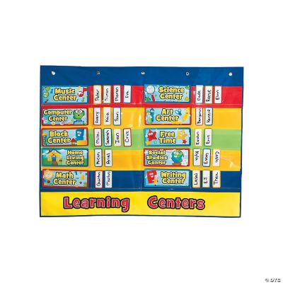 Classroom Centers Pocket Chart - 49 Pc. - Discontinued