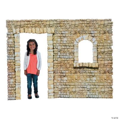 6 Ft. 8" x 5 Ft. Nativity Bethlehem Inn Cardboard Cutout Stand-Up ...