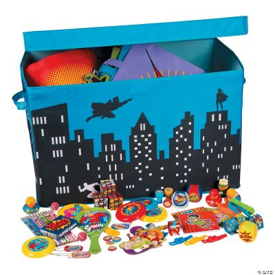 2 Ft. x 14" x 15" Bulk 500 Pc. Superhero Toy-Filled Chest Assortment ...