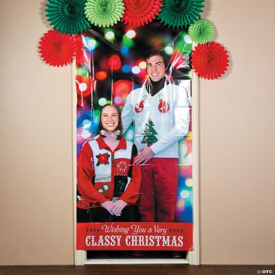Plastic Awkward Ugly Sweater Door Banner - Discontinued