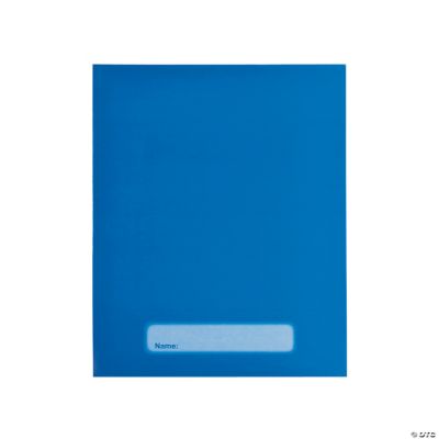 Blue Pocket Folders | Oriental Trading