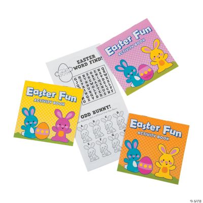 5" 20 pg. Easter Activity Books Assortment - 24 Pc. | Oriental Trading