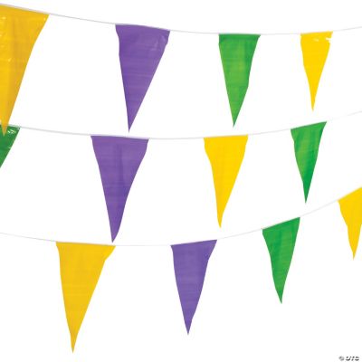 Mardi Gras Pennant | Oriental Trading