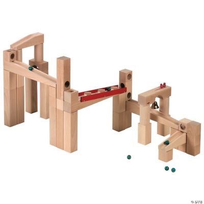 Wooden Block Marble Racetrack - Discontinued