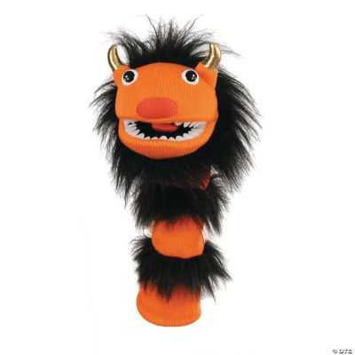 Pumpkin Sockette Knitted Puppet - Discontinued