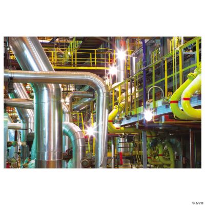 Realistic Factory Backdrop Banner - 3 Pc. - Discontinued