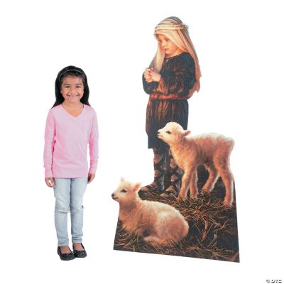 57" Shepherd Boy Life-Size Cardboard Cutout Stand-Up - Discontinued