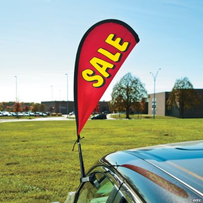 Sale Swoop Car Flag - 2 Pc. | Oriental Trading