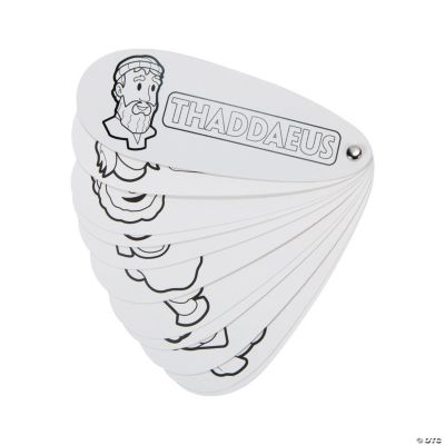 Color Your Own Disciples Fans - Discontinued