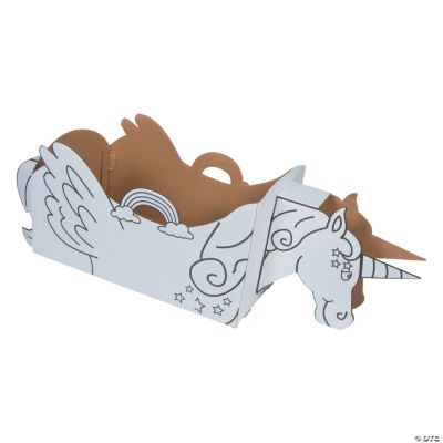 Color Your Own Unicorn Box Costume - Discontinued