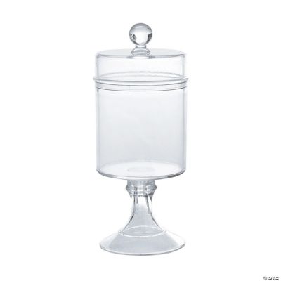 Mini Plastic Pedestal Candy Containers with Lid | Oriental Trading