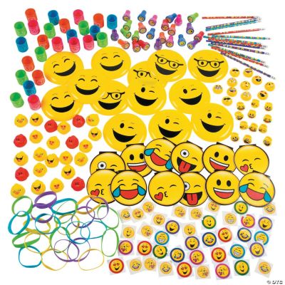 Bulk 250 Pc. Face Emoji Assortment | Oriental Trading