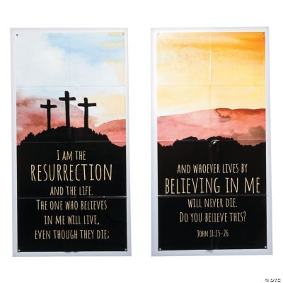 Church Resurrection Banner Set - 2 Pc. | Oriental Trading
