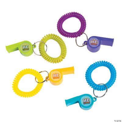 Colorful He Lives Expandable Keychain Bracelets - 12 Pc. for Easter Fun ...