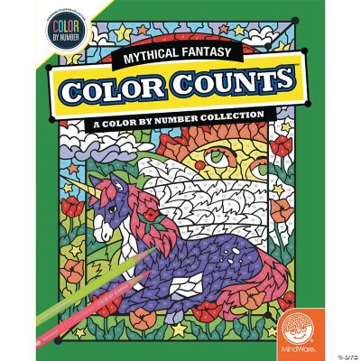 Color by Number Color Counts: Mythical Fantasy