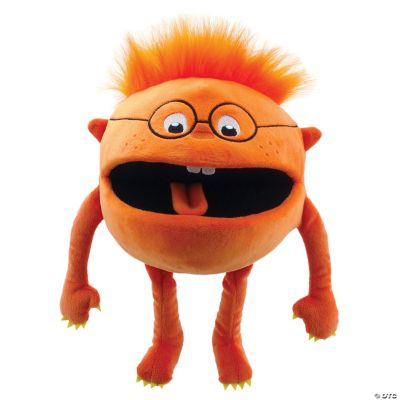 Baby Monster Plush Puppet: Orange - Discontinued