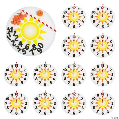 Sun Dial Educational Craft Kit - Makes 12 | Oriental Trading