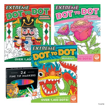 Extreme Dot to Dot: Magic Moments Set of 3 with FREE MARKERS - Discontinued
