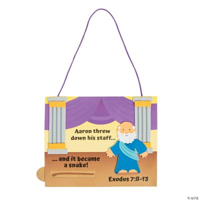 Aaron Staff Sign Craft Kit - Makes 12 | Oriental Trading