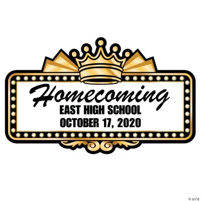 Personalized Marquee Homecoming Arch Sign - Discontinued