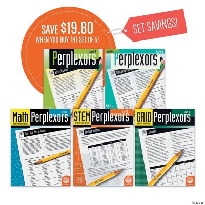 Perplexor Bundle Set of 5: LEVEL B | MindWare