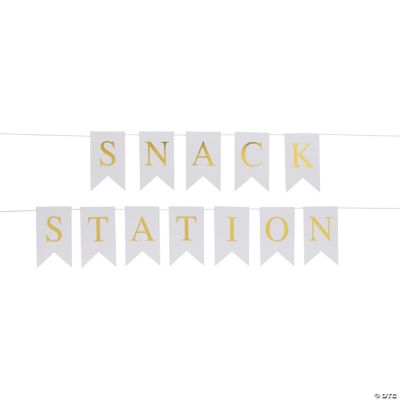 Snack Station Pennant Banners | Oriental Trading