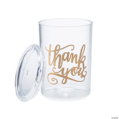 Thank You Favor Containers - 12 Pc. | Oriental Trading