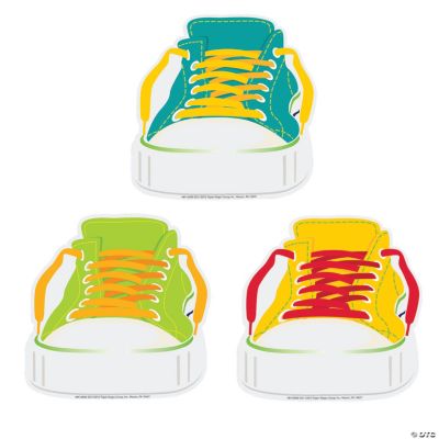 Sneakers Bulletin Board Cutouts - 36 Pc. | Oriental Trading
