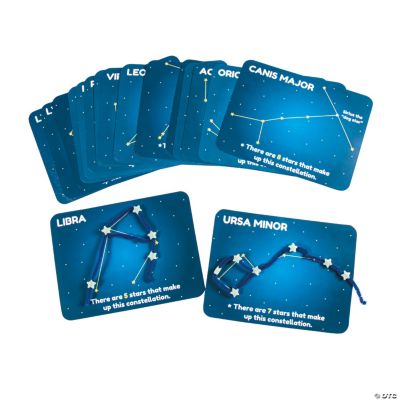 8" x 6" Glow-in-the-Dark Constellations Educational Craft Kit - 450 Pc.