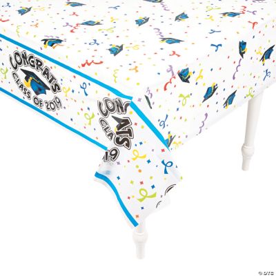Class of 2019 Graduation Plastic Tablecloth - Discontinued