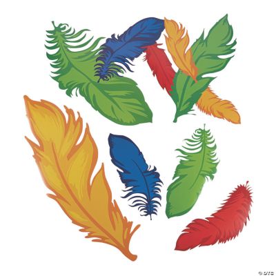 Rio Mosaic Feather Cutouts | Oriental Trading