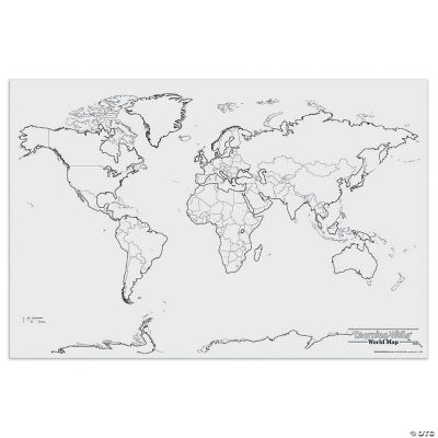 Blank Political Map Of World A4 Size