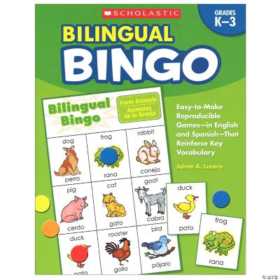 Scholastic Bilingual Bingo, Activity Book | Oriental Trading