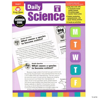 Evan-Moor Daily Science Book, Grade 6+ | Oriental Trading