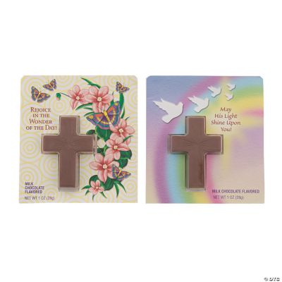 RM Palmer ® Easter Cards with Chocolate Cross - 24 Pc.