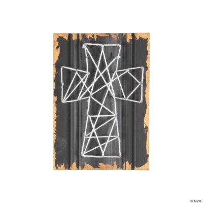 Cross String Art Sign | Oriental Trading