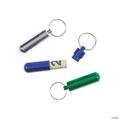 Hidden Cash Keychains - 6 Pc. | Oriental Trading