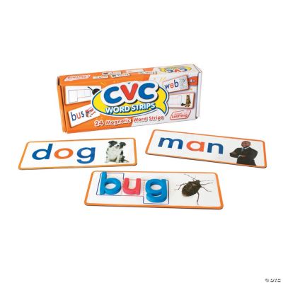 CVC Magnetic Word Strips - 24 Pc. - Discontinued