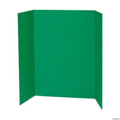 Pacon Presentation Board - Green, Single Wall, Qty 6